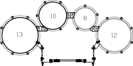 QUANTUM MARK II Tenor Drums - mapex